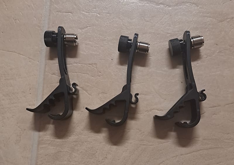 Drum shock absorber mic clips | Reverb