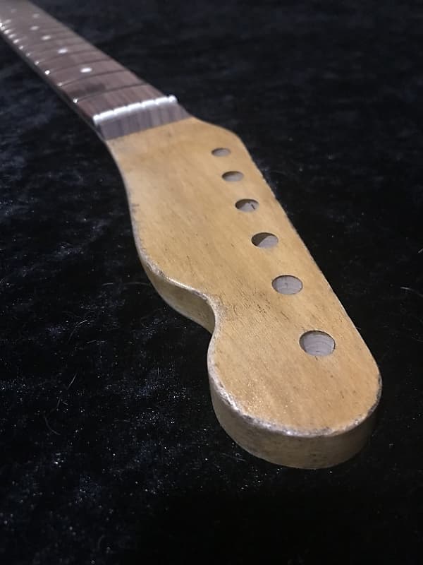 ALLPARTS Telecaster 7.25C Rosewood Relic Guitar Neck | Reverb