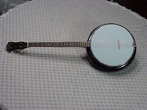 Combo Four String Tenor Banjo with a Bakelite Resonator Ready | Reverb