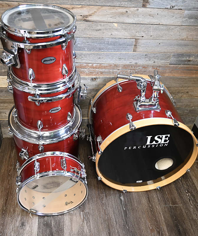 (12529) Pulse Percussion 5 Piece Drum Set | Reverb