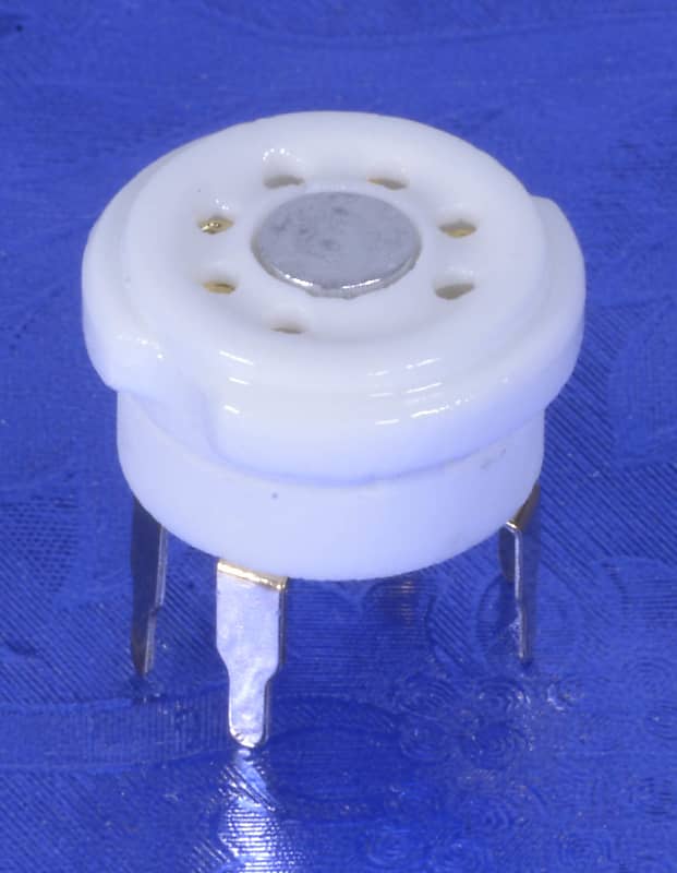 7 Pin PC Mount Ceramic & Gold Tube Socket, #77431 | Reverb