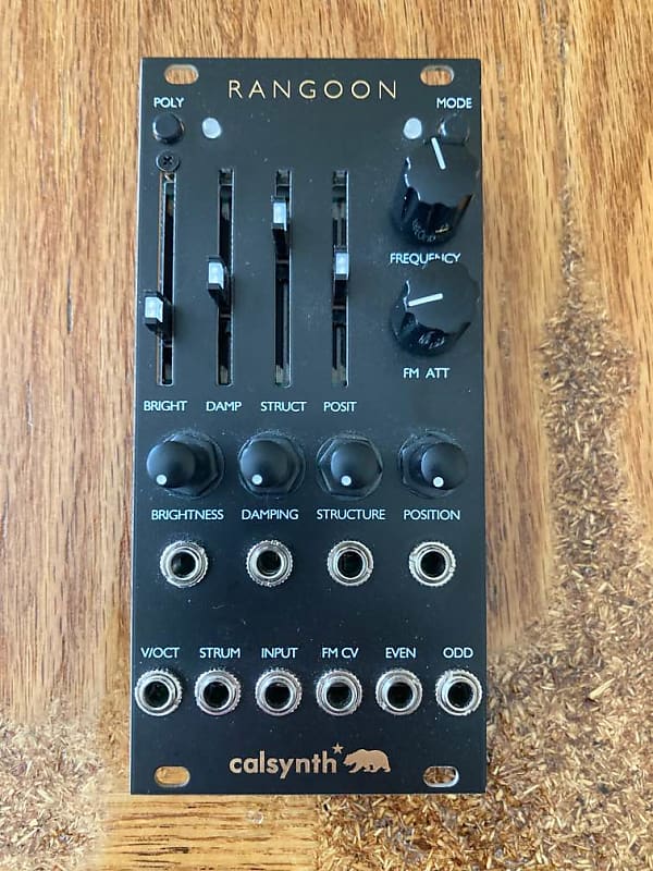 Calsynth Rangoon - Mutable Rings clone with sliders - Black | Reverb