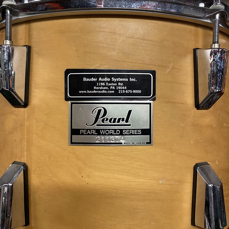 Pearl World Series Late 80s - Natural Matte | Reverb