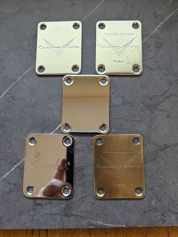 Fender Style guitar neck plate | Reverb UK