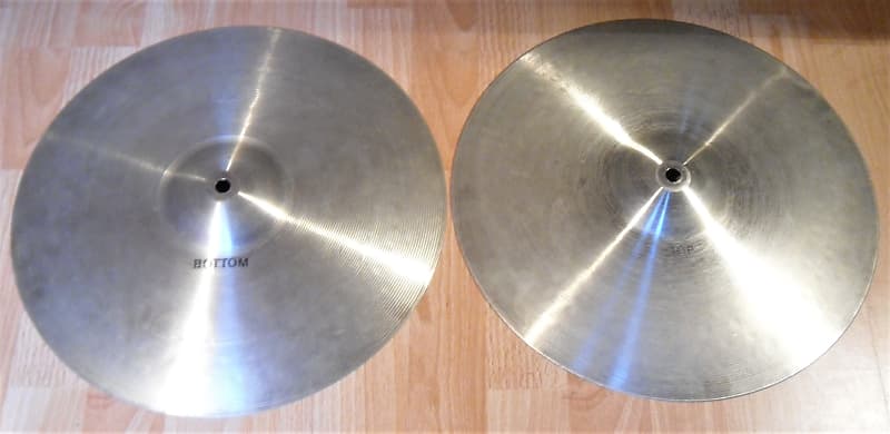 Vintage MAYA orig. 70ties Hi Hat Becken cymbals - made in | Reverb UK