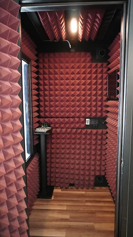 LA Vocal Booths 4x4 Vocal Booth Double Wall 2016 - Black | Reverb