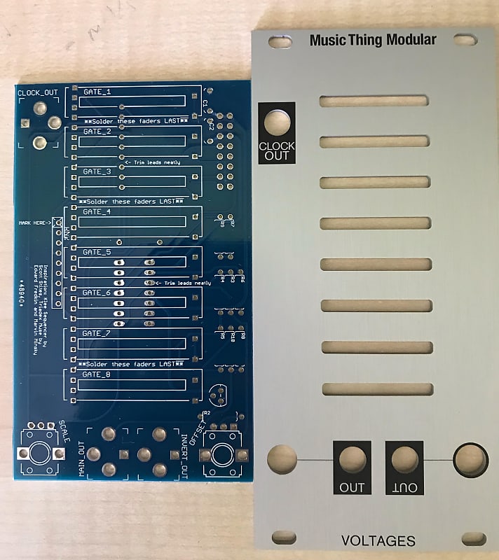 Music Thing Modular Turing Voltages - PCB and Panel | Reverb