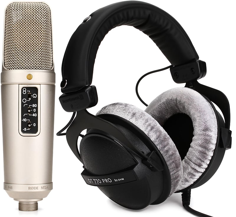 Rode NT2-A Large-diaphragm Condenser Microphone Bundle with | Reverb