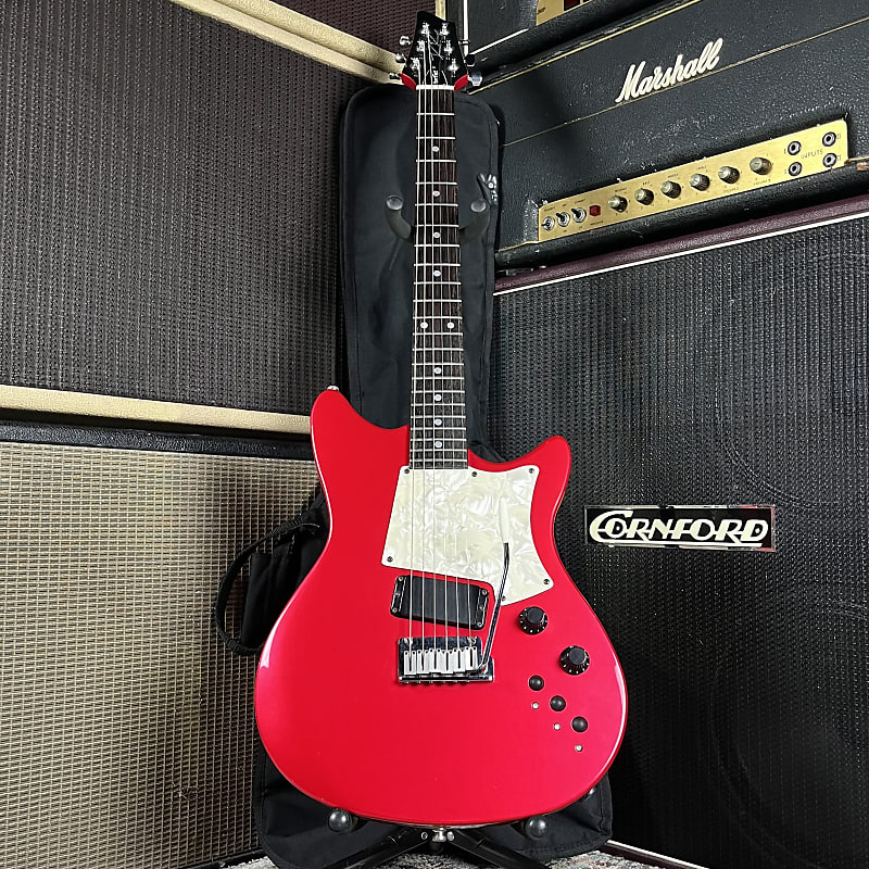 1989 Fender Heartfield RR RR9 Frost Red Made In Japan MIJ | Reverb