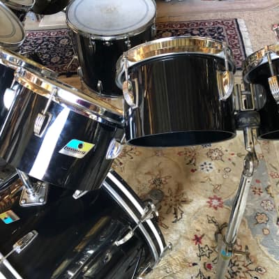 Ludwig Octaplus 1978 Black Vistalite Melodic Toms 11 PC Drum | Reverb