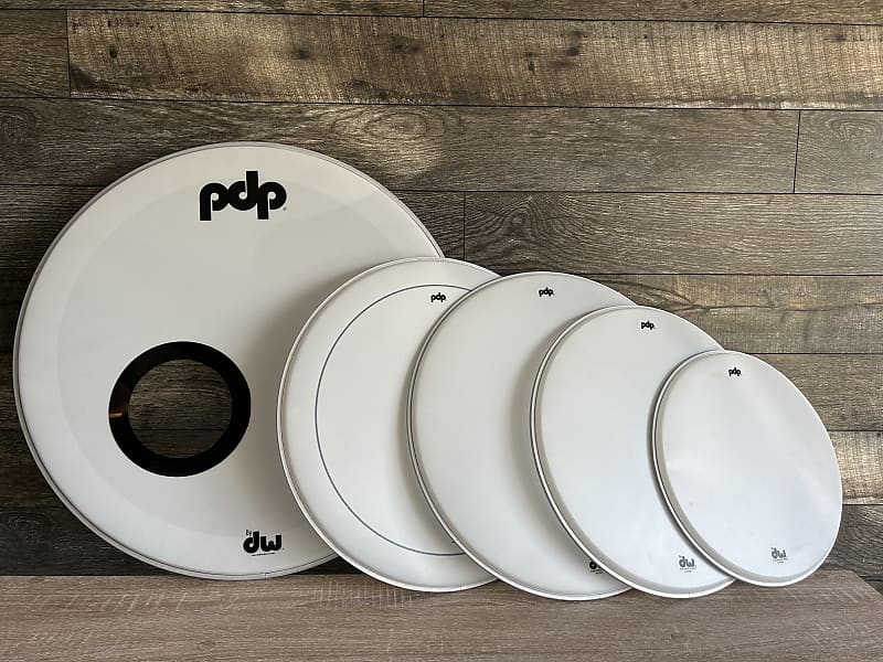 PDP PDP By DW Coated Drum Heads 24/18/18/16/13 | Reverb
