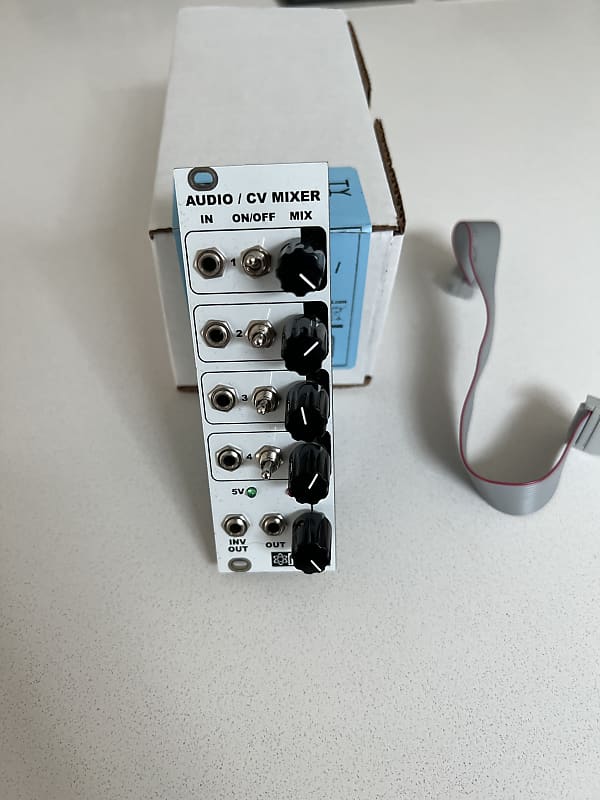 Synthrotek MST 4 channel audio/CV mixer with mutes. 2021 | Reverb UK