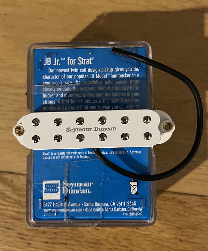 Seymour Duncan JB Jr. for Strat SJBJ-1b - White | Reverb