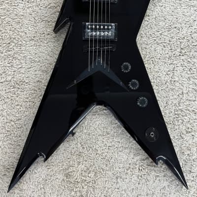 DEAN Razorback X Electric Guitar in Classic Black 6-string | Reverb