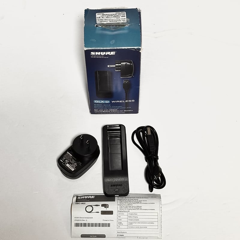 Shure SBC-902 Battery Dock Charger - Black | Reverb