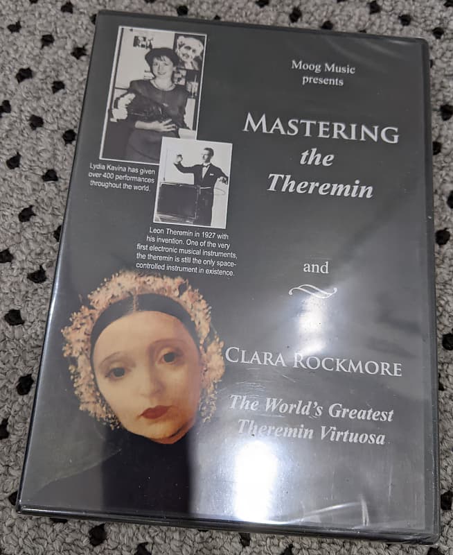 2004 Moog Music Mastering the Theremin DVD MINT sealed! Like | Reverb