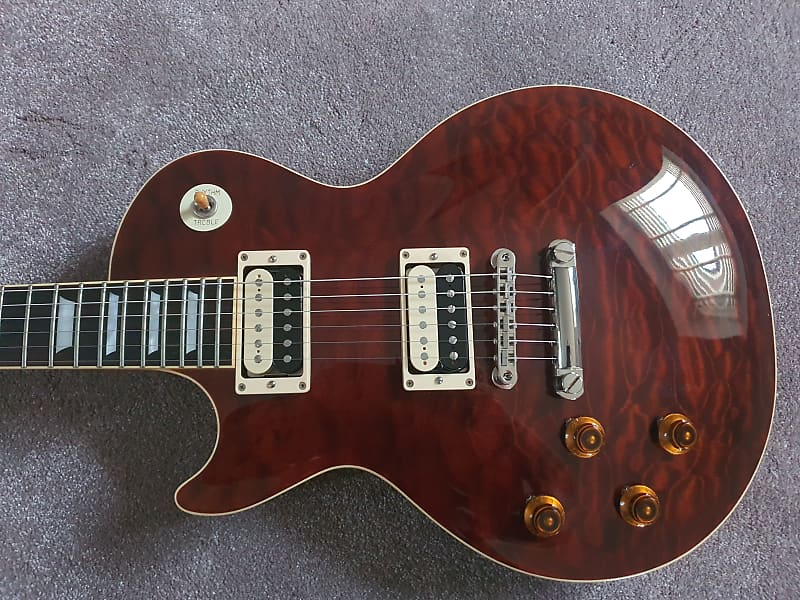 Left handed Tokai Love Rock LS135Q 2014 SD Slash Pickups and | Reverb