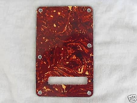 Red Tortoise Shell Standard Back Plate Tremolo Cover for | Reverb