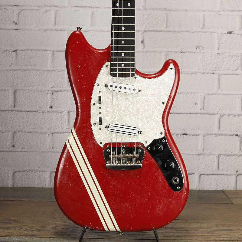 Misc Partscaster Mustang-Style Red *Lido Neck/GFS Pickups* | Reverb
