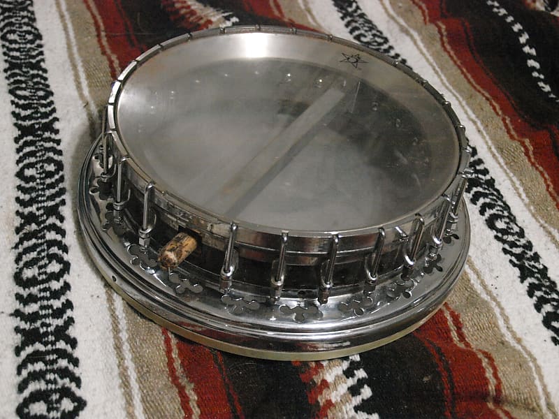 B&D Silverbell banjo pot with resonator, dowel and dowel | Reverb