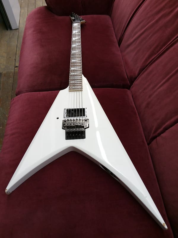 ESP LTD Lefty Alexi-200 Rhoads V Guitar 25.5" Sawblade Inlay | Reverb