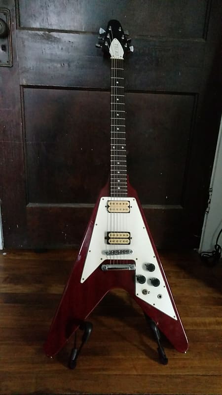SUPER RARE!! VINTAGE IBANEZ FLYING V "STAR FIELD" BRANDED | Reverb