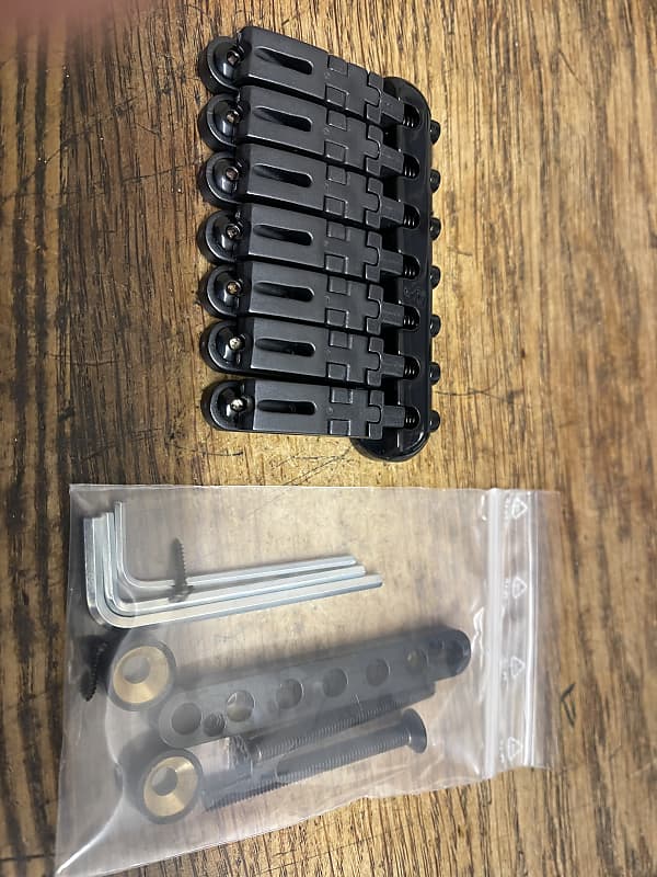 Schaller Guitar Bridge Hannes Black 7-String | Reverb UK