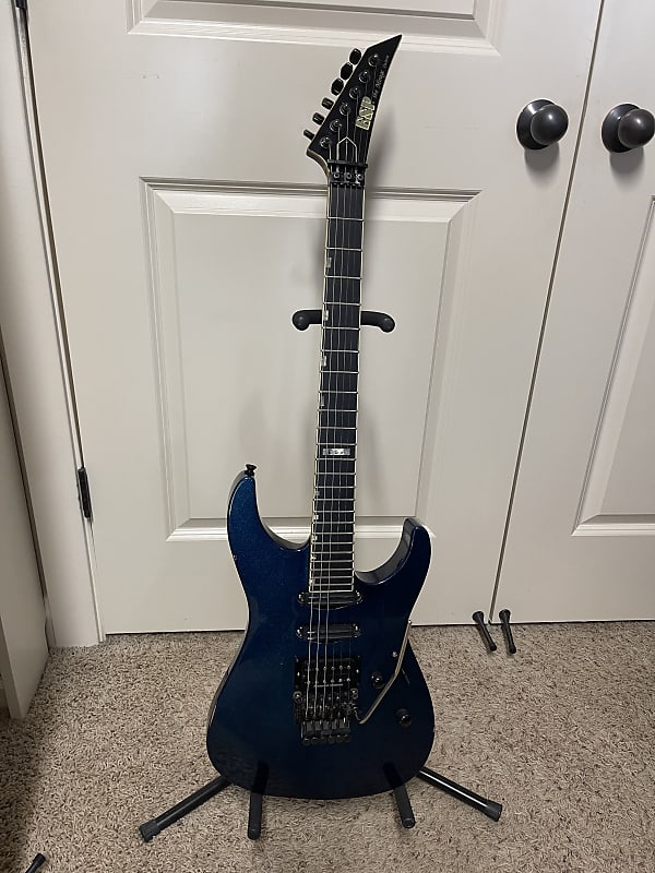 1980's ESP The Mirage Custom - Blue Metallic | Reverb