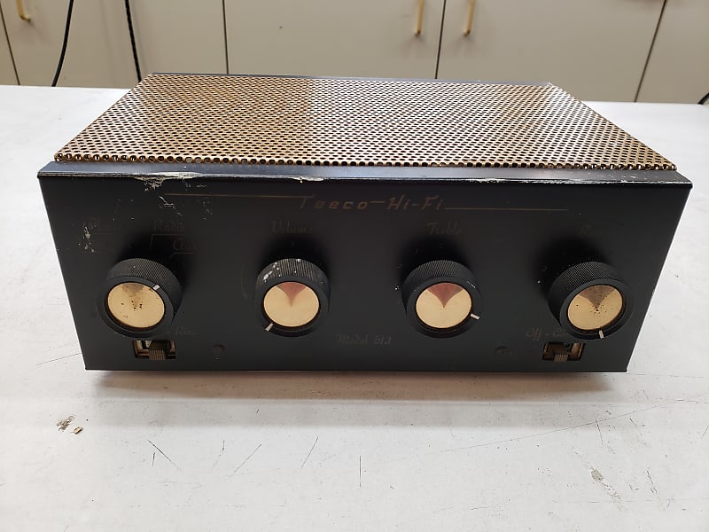 Vintage Teeco Hi-Fi Model 612 Tube Amplifier | Reverb