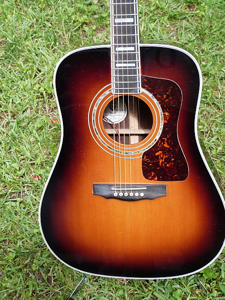 Guild d-55 tacoma sunburst | Reverb