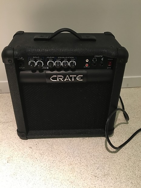 Crate GT15 Mini Amp (Black) | Reverb