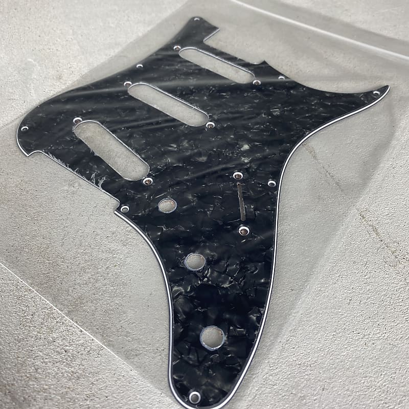 PRS Silver Sky pickguard 3ply black pearloid | Reverb