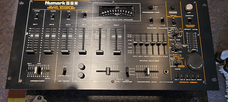 Numark PPD DM 1775A Preamp/Mixer 1988 Black | Reverb