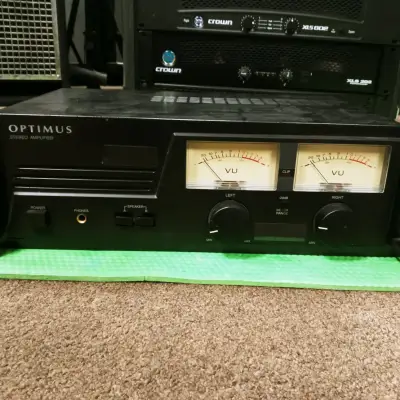 Optimus MPA-250 Stereo Amplifier 1990s Black | Reverb
