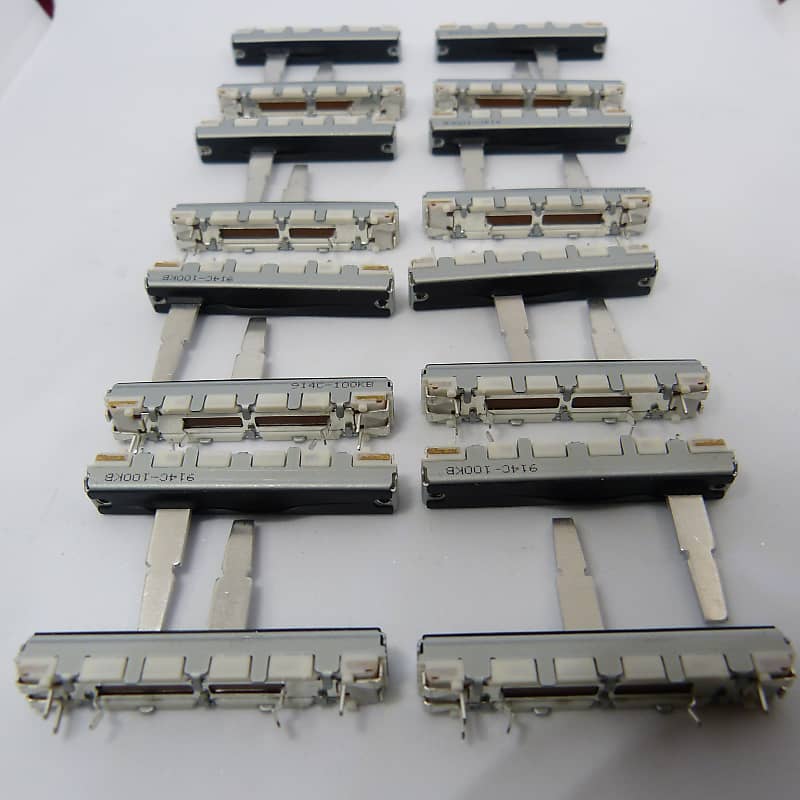 ALPS slider set for Roland SH-101 panel (16 sliders) | Reverb