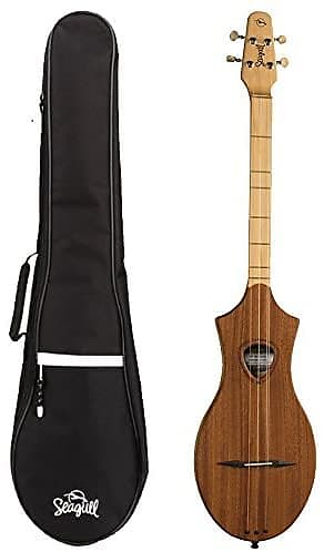 Seagull M4 Merlin Natural Mahogany Dulcimer with M4 Gig Bag | Reverb