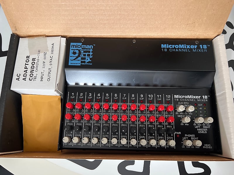 Midiman Micromixer 18 Black | Reverb