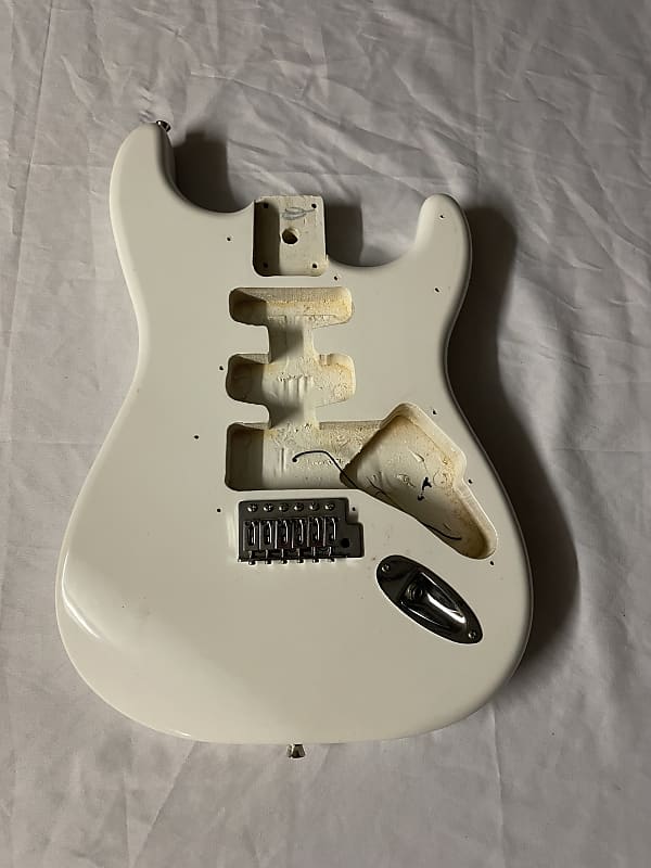 Unbranded Stratocaster Style Electric Guitar Body W/ Trem | Reverb