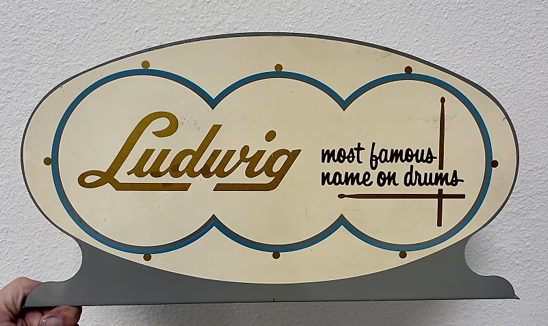 Ludwig Sign 1960s - Original Paint | Reverb