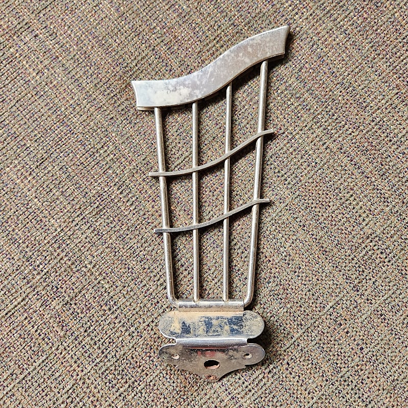 Tailpiece for archtop guitar - lyre style | Reverb