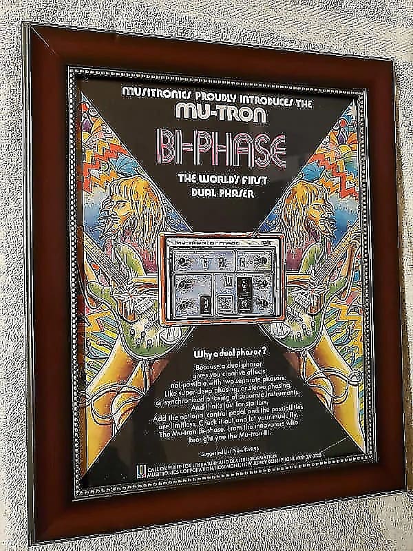 1976 Mutron Color Promotional Ad Framed Bi-Phase Original | Reverb