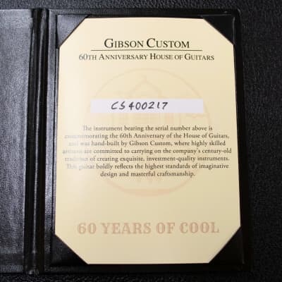 Gibson Les Paul House of Guitars 60th Anniversary Custom Shop | Reverb