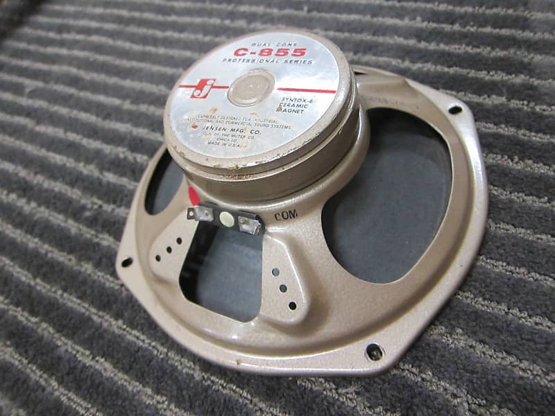 Vintage Jensen C-855 8"Full Range Spkr No Holes, No Rips, Ex | Reverb