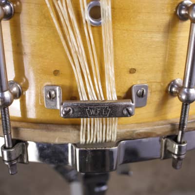 Graham Lear's Super-Ludwig Wood Shell Late '20's 5" x 14" | Reverb