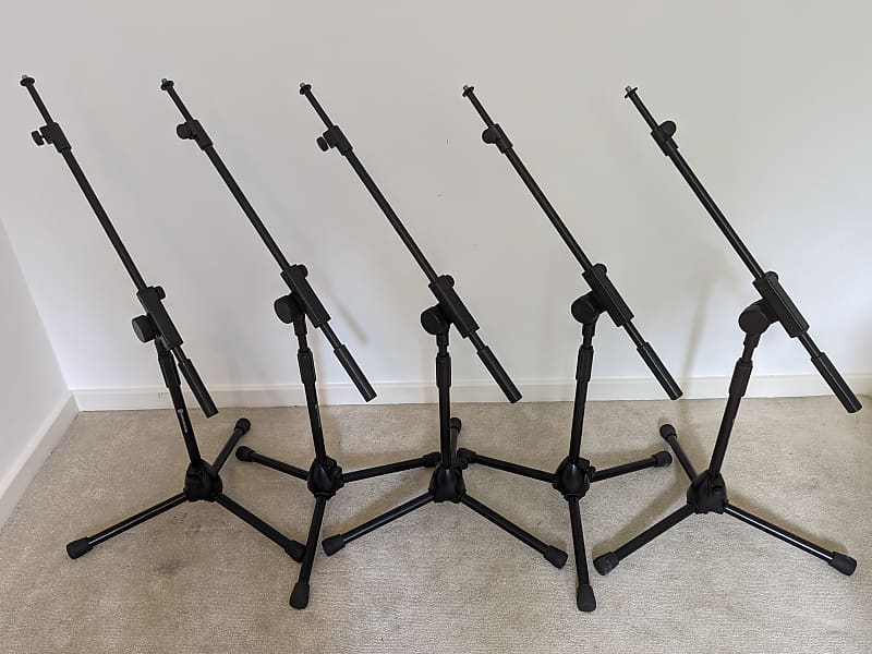 5 x Beyerdynamic GST 590 Low Microphone Stands with | Reverb