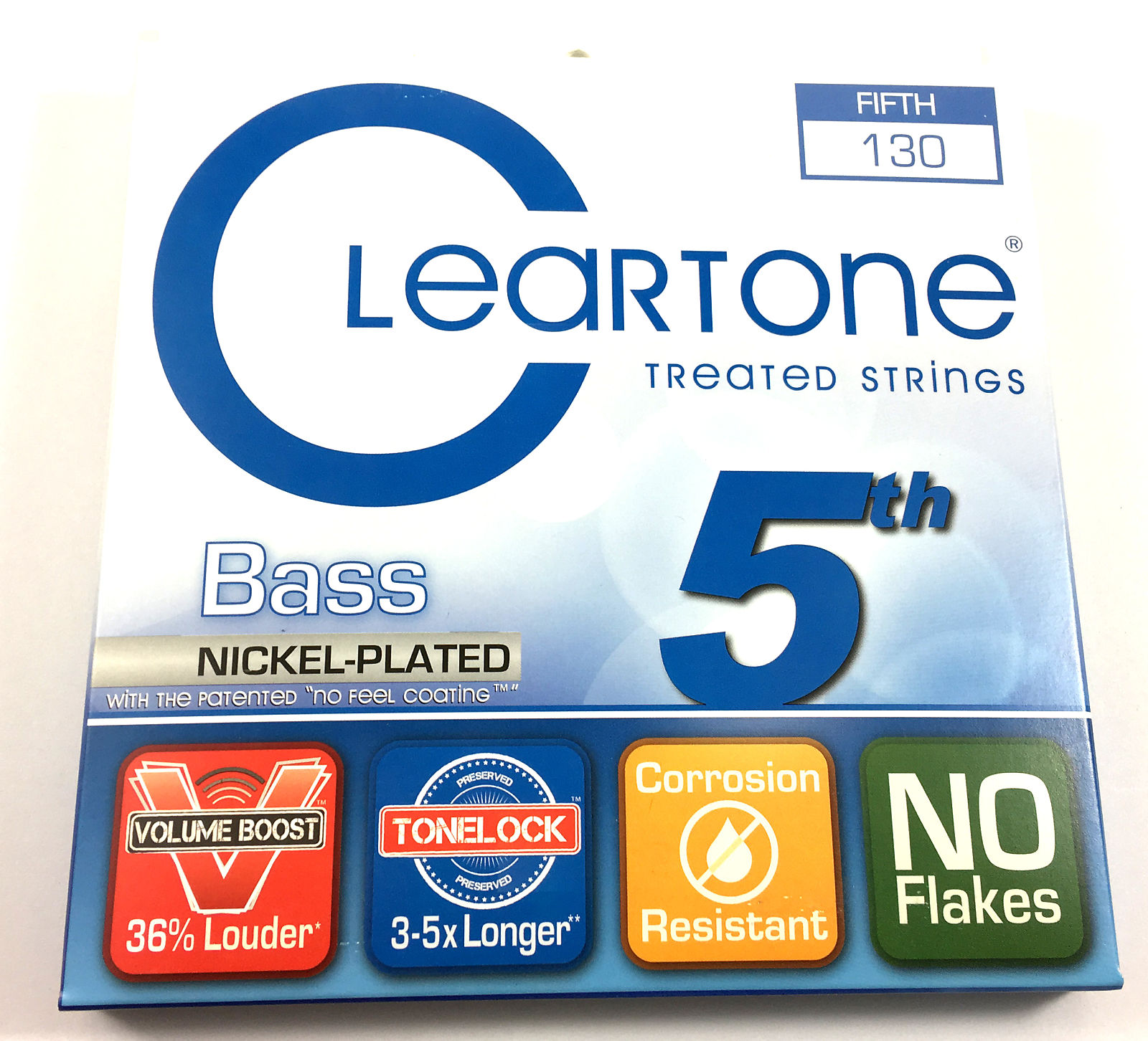 Cleartone 64-130 Nickel Plated Steel 5th Electric Bass String | Reverb