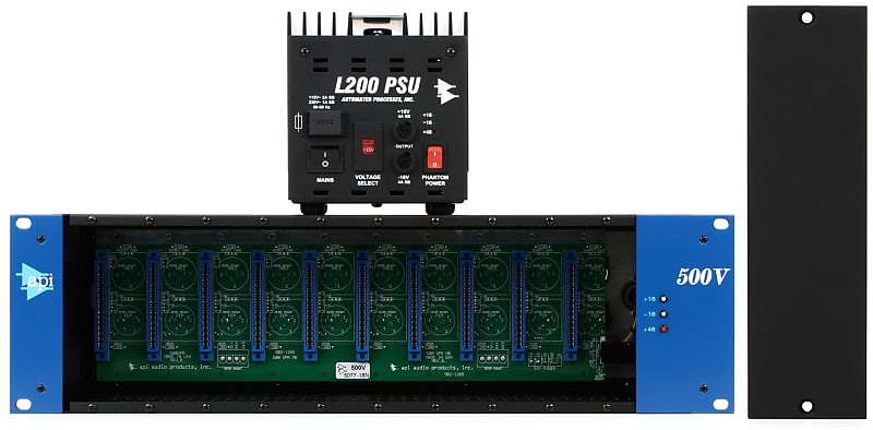 API 500V 10-slot 500 Series Lunchbox Bundle with API 5B1 500 | Reverb