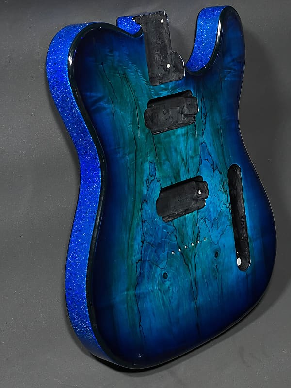 Custom Telecaster Body Blue Burst | Reverb