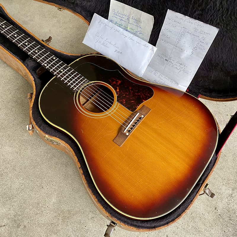 Gibson J-45 1945, 1963 Sunburst | Reverb