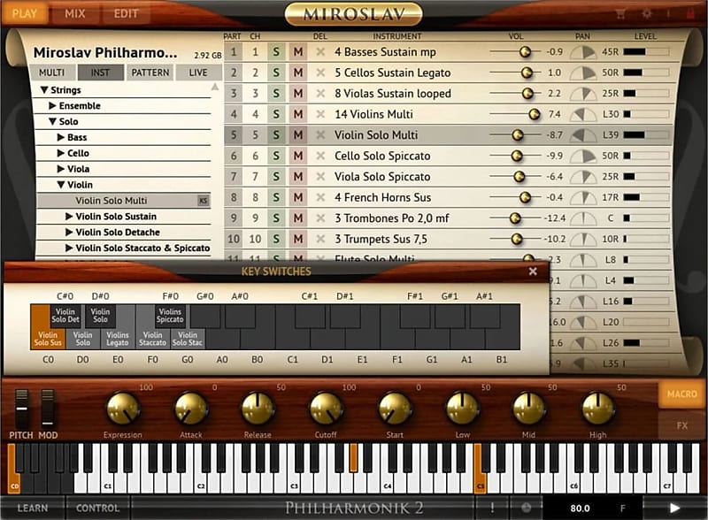Miroslav Philharmonik 2 FULL (Download)Orchestral | Reverb